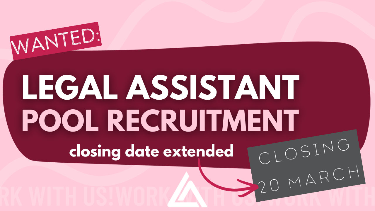 Employment opportunities | Legal Aid WA
